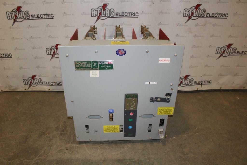 Powell 1200 Amp 5 KV POWL-VAC Vacuum Circuit Breaker Type 05PV0250-31 ...