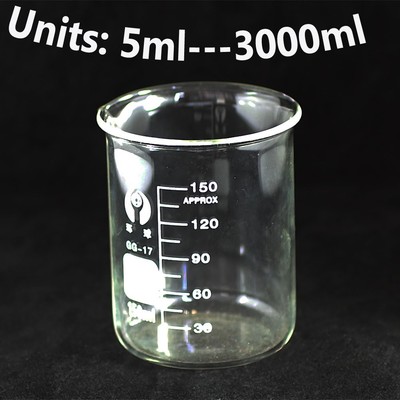 5ML--5000ML Chemistry Laboratory Glass Beaker Beaker Borosilicate ...