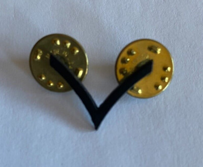 Vintage United States Military Chevron Pin Single Bar Private | eBay