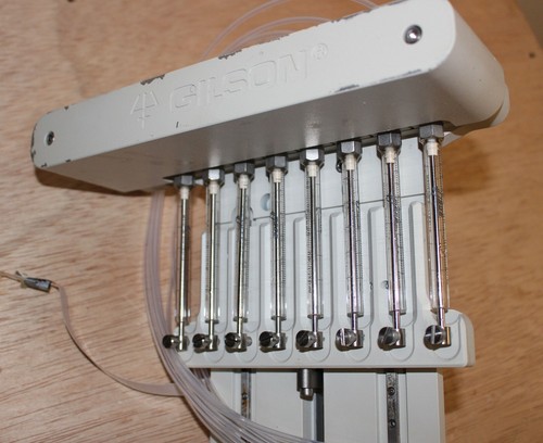 Gilson Motorized Syringe Pump w/8 Syringes for Nebula Liquid Handler | eBay