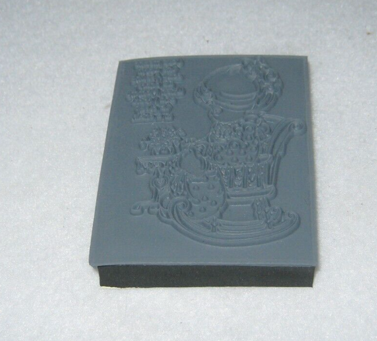 Precious Moments - Foam Rubber Stamp - Mother & Baby - Love means the ...