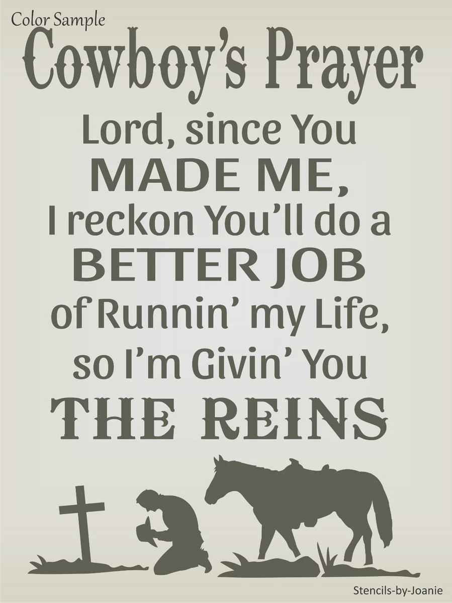 Seconds Cowboy S Prayer