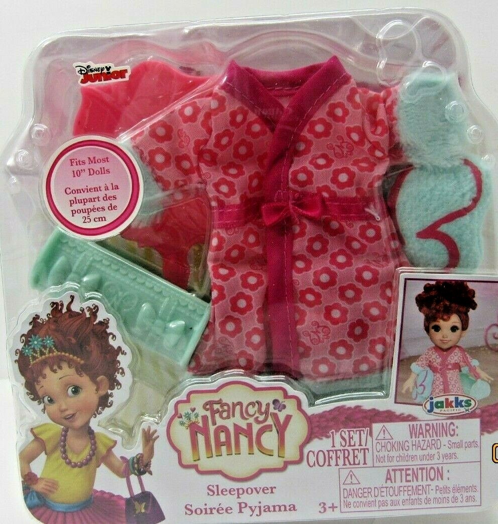 DISNEY JUNIOR FANCY NANCY ACCESSORIES, SLEEPOVER SET,AGES 3+, NEW | eBay