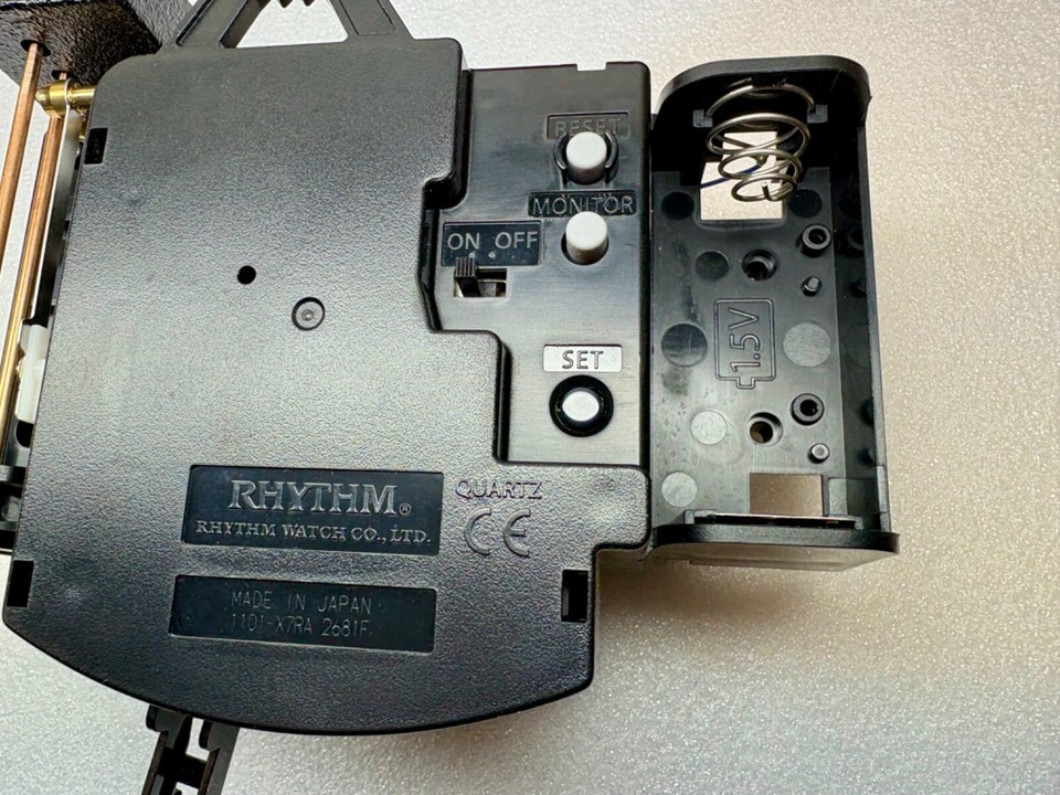 Quartz Mechanical Strike Bim Bam Pendulum Clock Movement by Rhythm | eBay