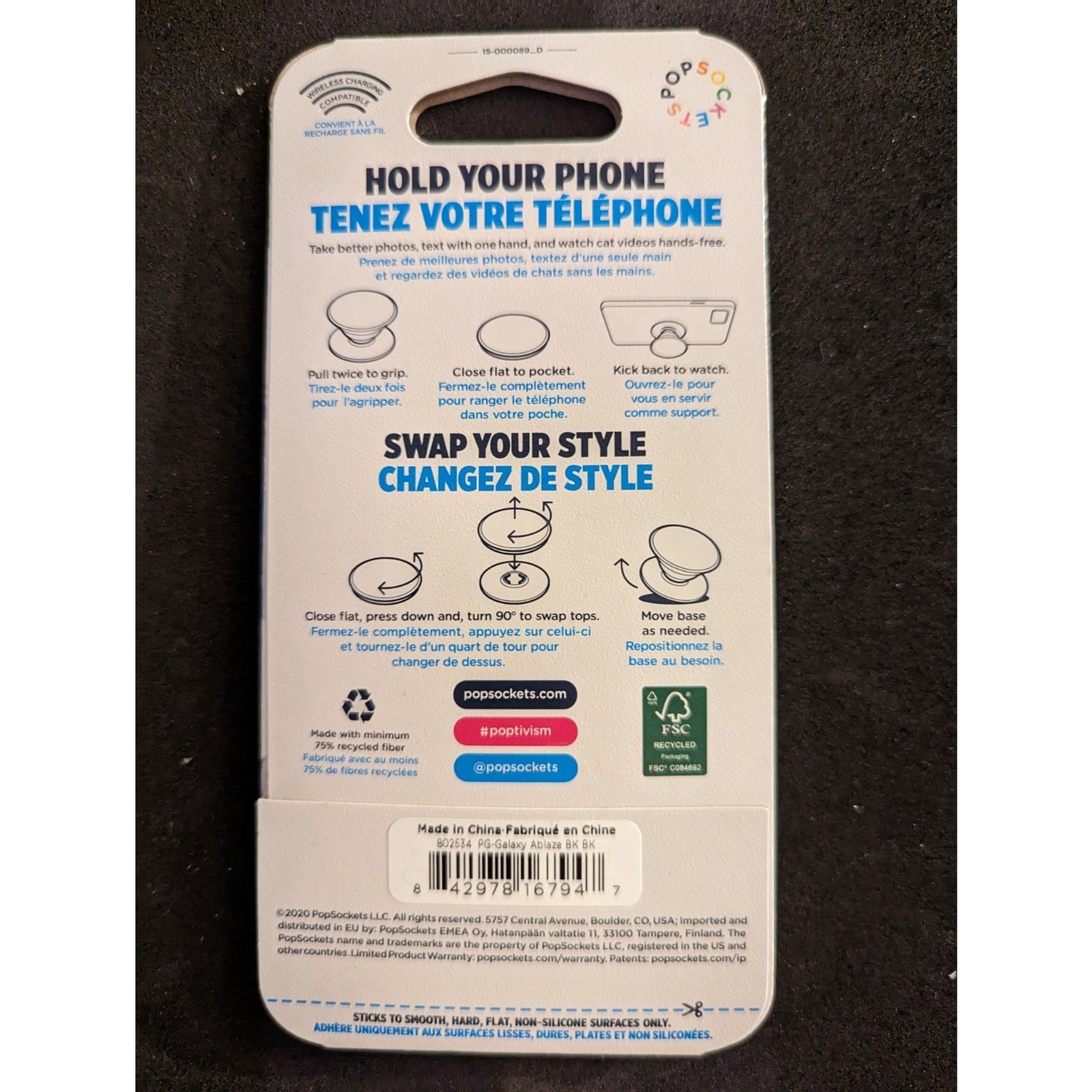 Popsocket Galaxy Ablaze Phone Grip | eBay