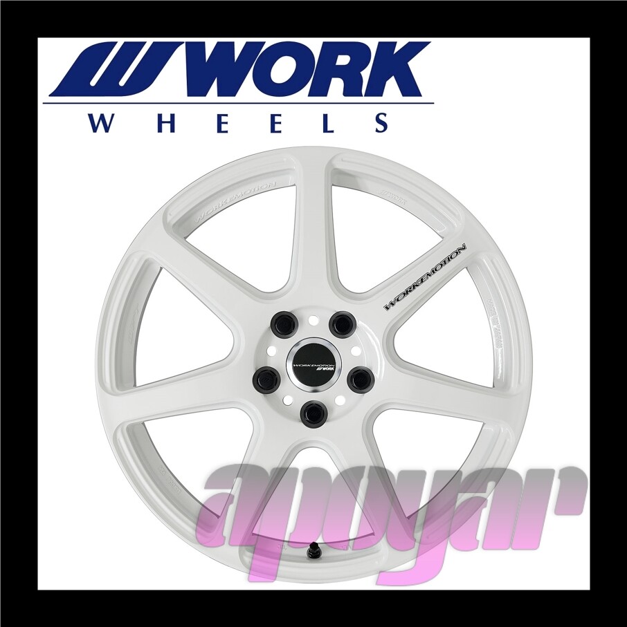 WORK EMOTION T7R WHEEL (1pcs) 18 inch 7.5J 53 100 5H White (WHT) | eBay