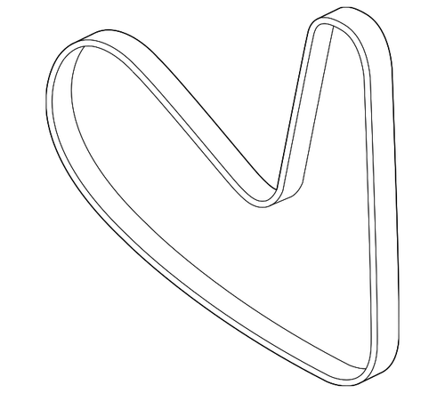 Genuine Porsche Serpentine Belt 06L-903-137-A | eBay