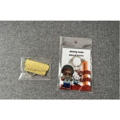 Bruno Mars and Hello Kitty collaboration keychain & 2024 live keychain ...
