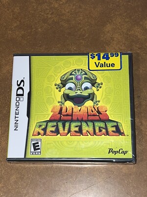 Zuma's Revenge (Nintendo DS, 2012) Complete NEW FACTORY SEALED NIB MIB ...