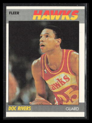 Doc Rivers 1987 Fleer #92 Atlanta Hawks | eBay