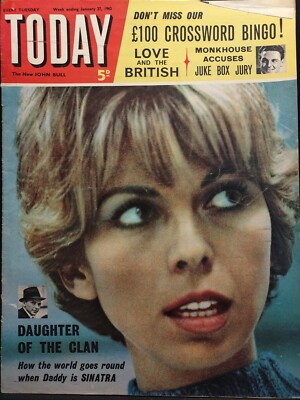 TODAY - The New John Bull Weekly UK Magazine January 27 1962 Nancy ...