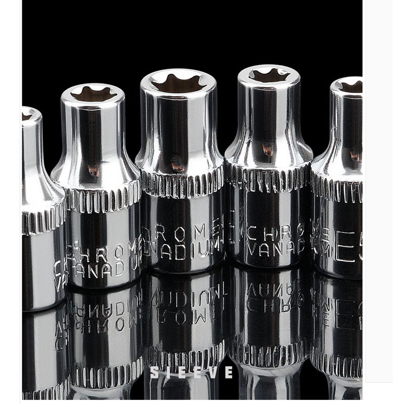 E TORX External E Torx Female Torx Star Sockets 1/4" Drive Sockets E ...
