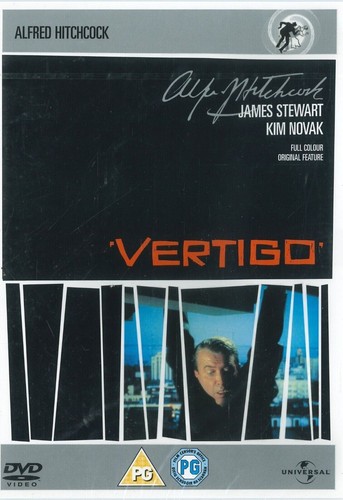 Vertigo (1958) DVD, James Stewart, Kim Novak, Barbara Bel Geddes | eBay ...