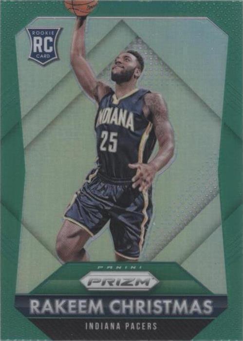2015-16 Panini Prizm - Rookies Rakeem Christmas #313 Green Prizm (RC ...