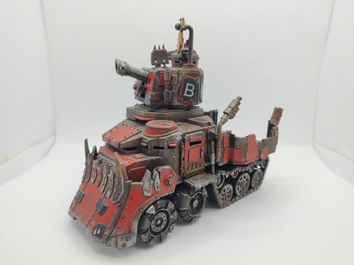 Ork Battle Wagon Tank Plastic model assembled and painted Warhammer 40k ...