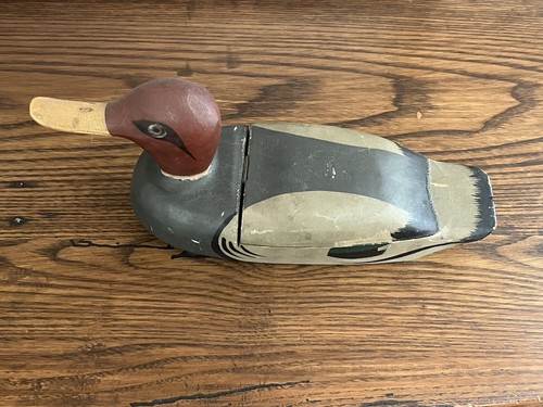 Vintage Teal Duck Decoy Trinket Box Decoy Hunting | eBay