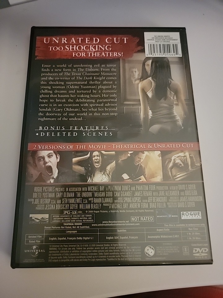 The Unborn (DVD, 2009) 25195054645| eBay