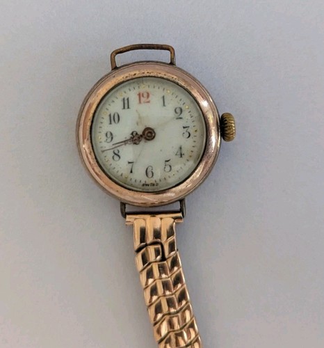 Antique WW1 Era Trench Watch Paskar W Co Gold Fillled Engraved AS-IS ...