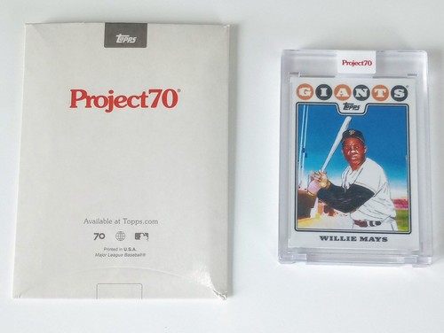 TOPPS PROJECT 70 WILLIE MAYS SAN FRANCISCO GIANTS BY MATT MCCORMICK ...