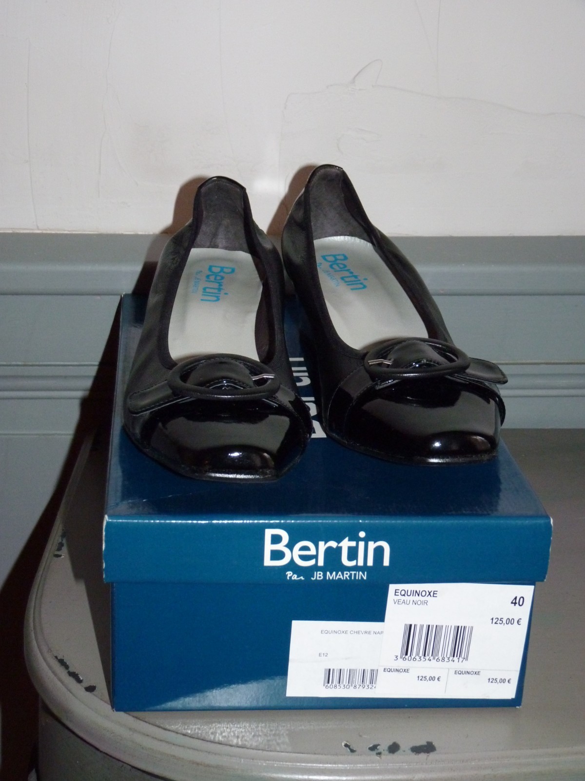 Escarpins en veau / vernis noir BERTIN by JB MARTIN - P40 - PRODUIT ...