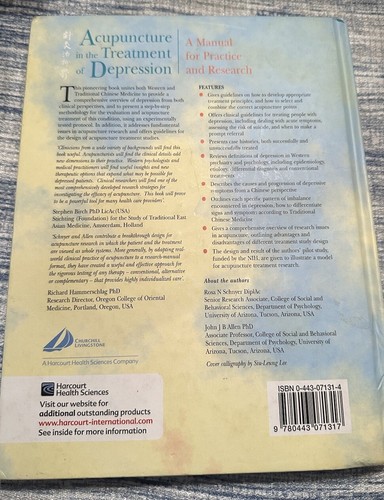 Acupuncture in the Treatment of Depression : A Manual for Practice and ...