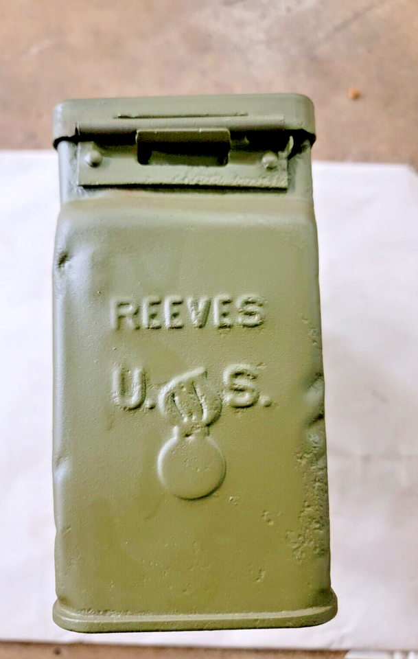 WWII US Military Reeves Flaming Bomb .30 Cal M1 Steel Ammunition Ammo ...