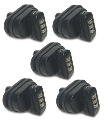 Set of 5 Combination Trigger Gun Locks Universal Firearms Pistol Rifle ...