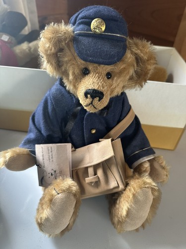 Teddy Bear - "POSTMAN" - Bears-in-the-Gruff Signed by Artist Betsy Reum ...