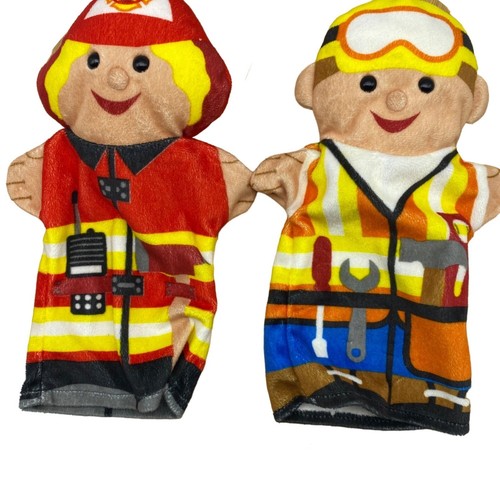 Melissa & Doug Jolly Helpers Firefighter Construction Worker Hand ...