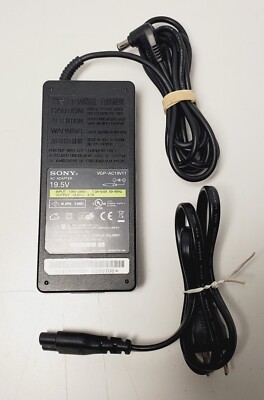 Genuine Sony Laptop Charger AC Adapter Power Supply VGP-AC19V11 19.5V 4 ...