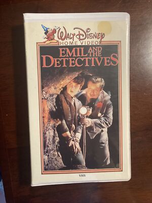Emil and the Detectives rare vhs white clamshell case disney vintage | eBay