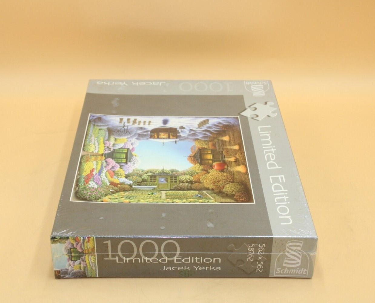🧩NEU: Jahreszeiten Garten Jacek Yerka 1000 Puzzle limited Schmidt ...