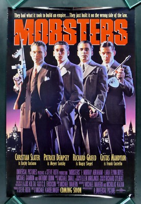MOBSTERS * CineMasterpieces 1SH ADVANCE ORIGINAL MOVIE POSTER 1991 | eBay