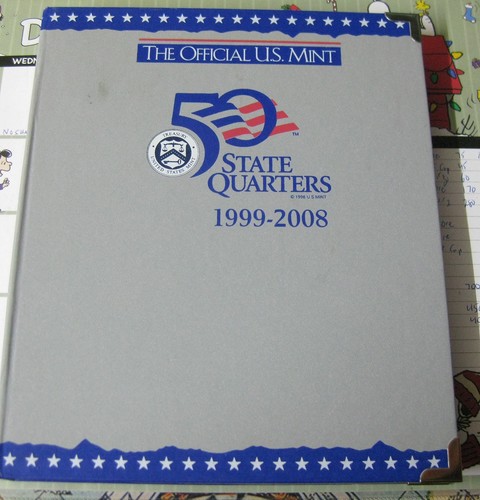 Complete 1999-2008 P&D Uncirculated State Quarters Set In Album 100 ...