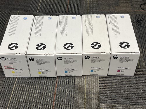 LOT OF HP CE262AC CE263AC CE261ACToner Cartridge LaserJet Genuine | eBay