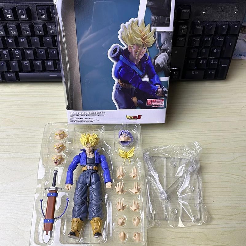 SHF Dragon Ball Z Trunks Figure Super Saiyan Action Figure PVC Model ...