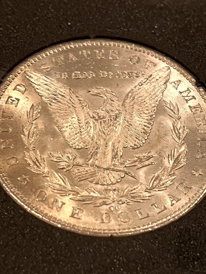 1883 CC MORGAN SILVER DOLLAR CERTIFIED MS63 GSA HOARD SMALL MINTAGE ...