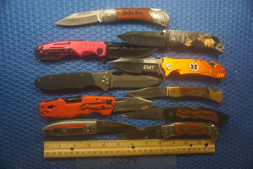 0629 Ten assorted pocket knives | eBay