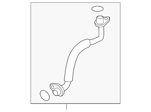 Genuine Volkswagen Oil Return Line 06K-145-735-L | eBay