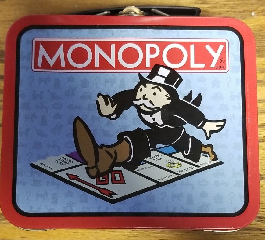 Monopoly Mini Lunch Box Tin, 5.5" x 4.5" x 2.25" (2000, Hasbro) | eBay