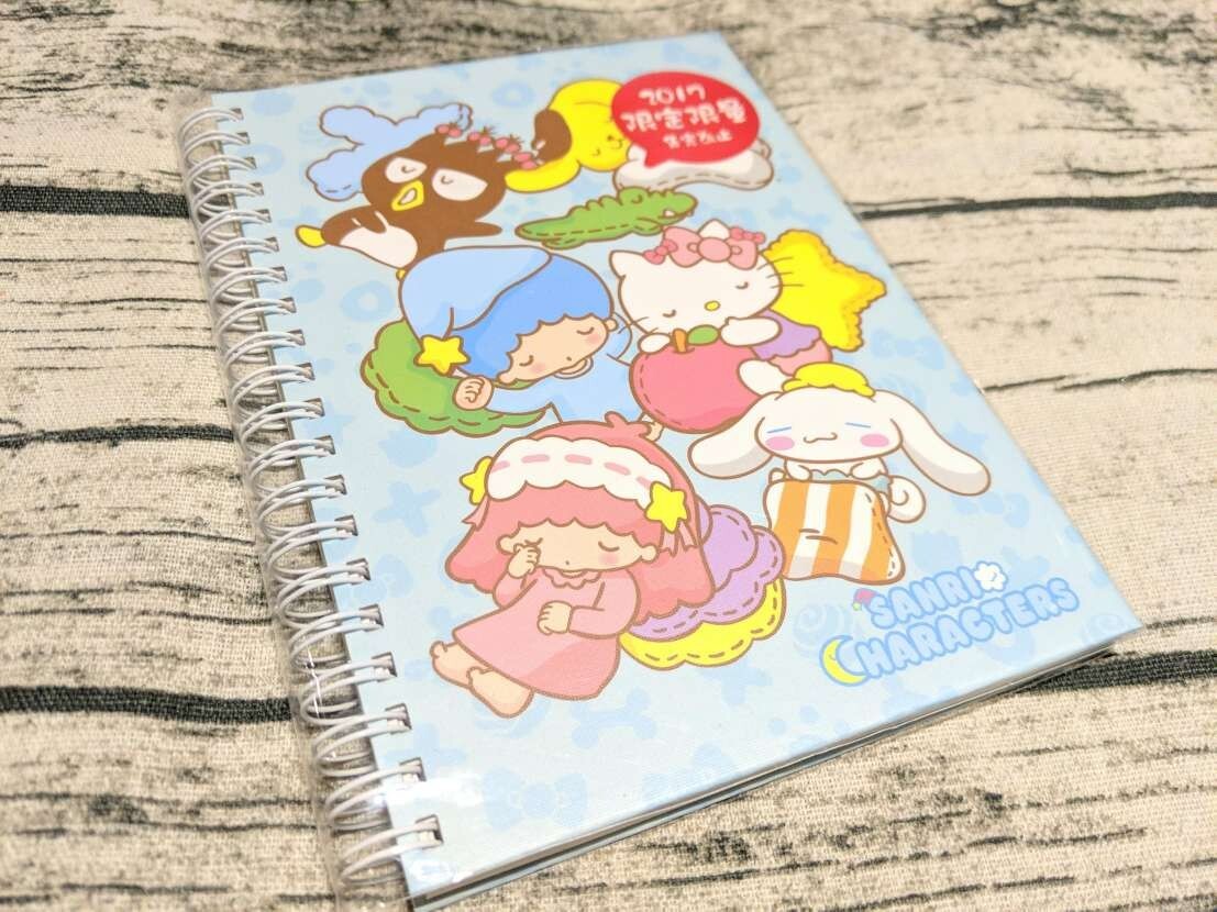 1x Cute Hello Kitty Note Book Diary Sanrio Characters Little Twin Stars ...