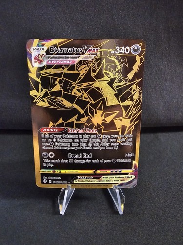 Eternatus VMAX SV122/SV122 Secret Rare Gold Pokemon Shining Fates TCG ...