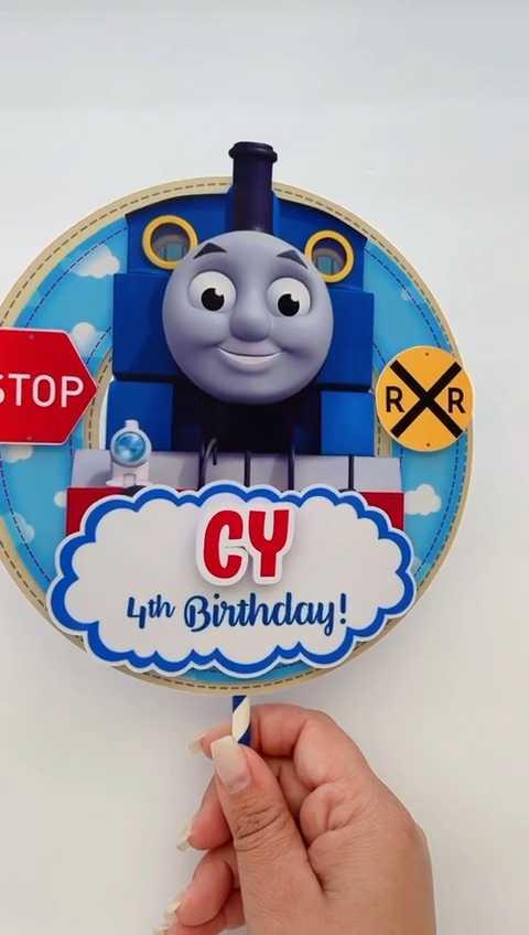 Personalized Thomas the Tank Engine & Friends Themed Cake Topper | eBay