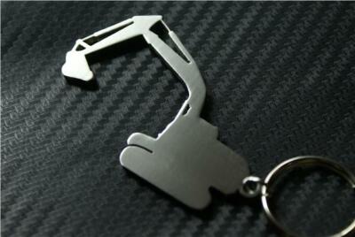 DIGGER KEYRING EXCAVATOR EARTH MOVER GROUND WORKS WORKER CIVIL ...