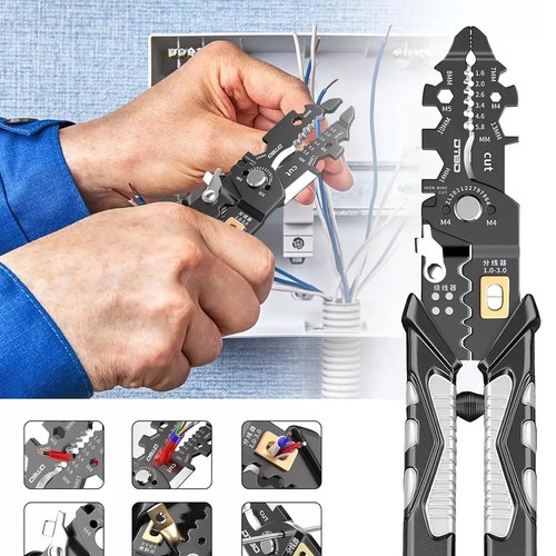 25 In1 Wire Stripper Needle Nose Pliers Crimping Multifunctional ...