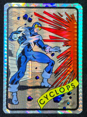 Cyclops 1990's Marvel Universe Kodak Vending Machine Prism Sticker ...