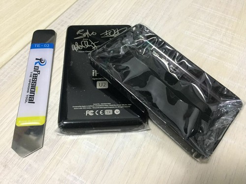 BLACK U2 Back Plate Rear Housing Case Cover Panel For iPod 5th Gen ...