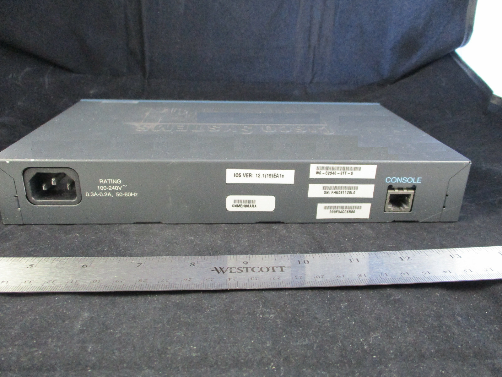 Cisco Systems Catalyst 2940 SERIES Switch/WS-C2940-8TT-S for sale ...