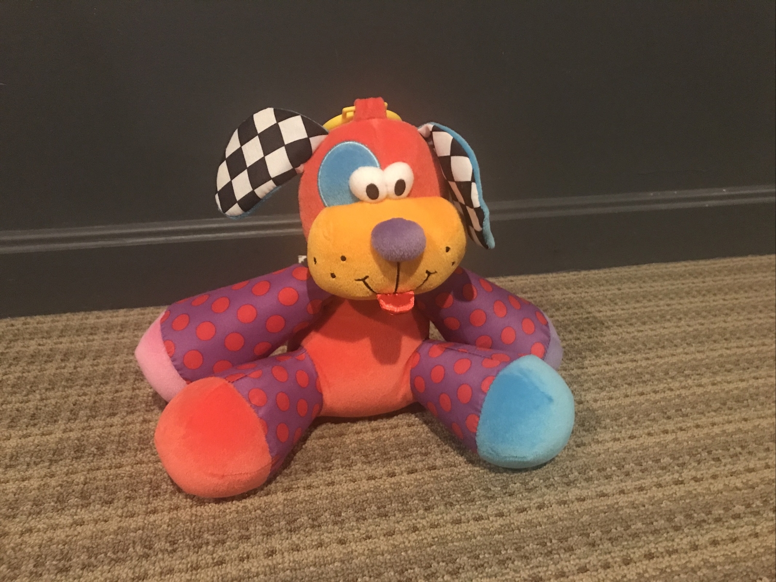 Lamaze Puppy Dog Tunes Plush Baby Musical Infant Toy Sounds Colors 9 ...