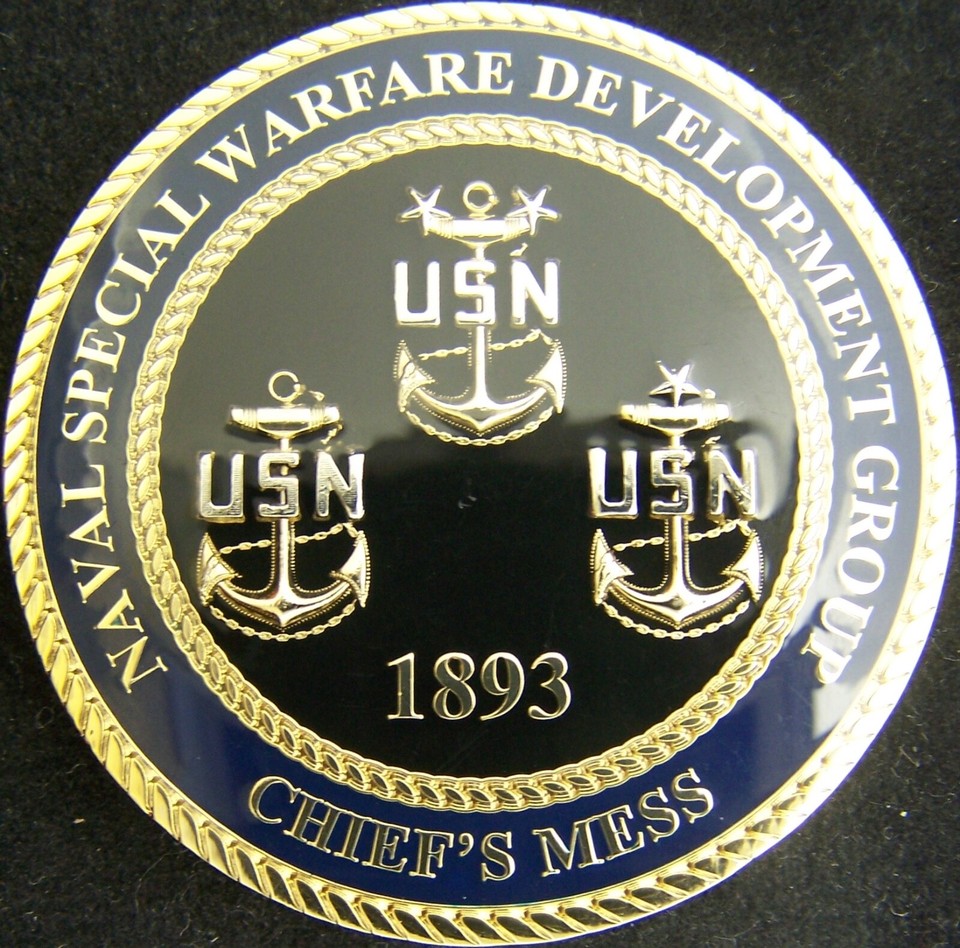 Naval Special Warfare Development Group Chief's Mess Challenge Coin | eBay